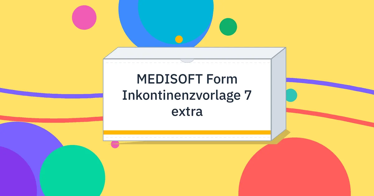 Symbolbild: Packung mit der Aufschrift MEDISOFT Form Inkontinenzvorlage 7 extra (PZN 20174860) – Verfügbarkeit und Bezug in Apotheken in Frankfurt am Main
