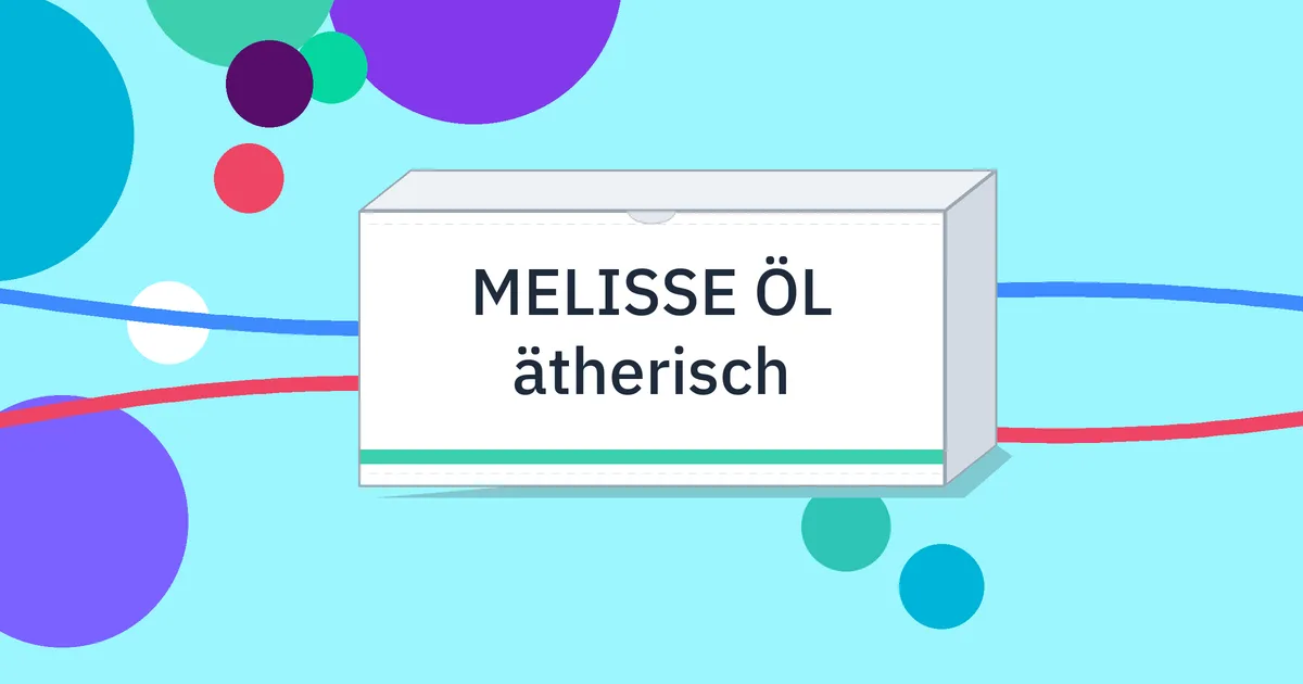 Symbolbild: Packung mit der Aufschrift MELISSE ÖL ätherisch (PZN 01225936) – Verfügbarkeit und Bezug in Apotheken in Frankfurt am Main