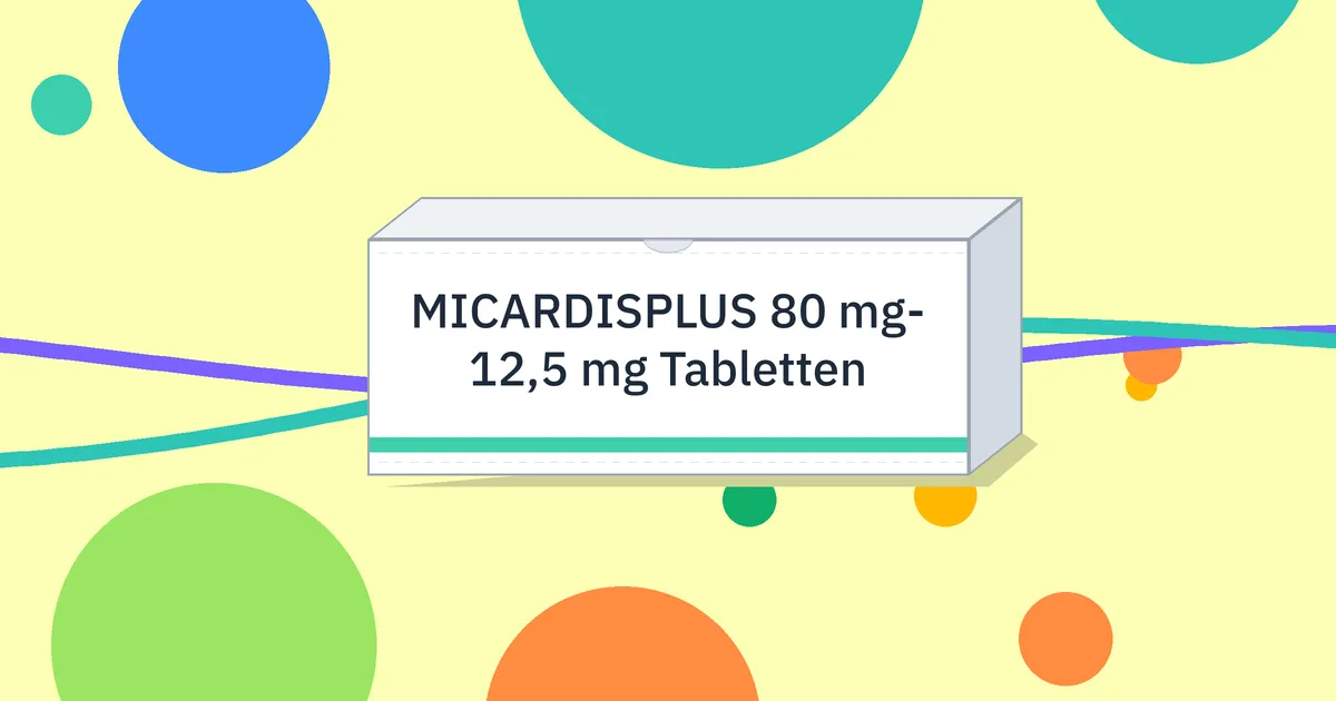 Symbolbild: Packung mit der Aufschrift MICARDISPLUS 80 mg-12,5 mg Tabletten (PZN 06581699) – Verfügbarkeit und Bezug in Apotheken in Frankfurt am Main