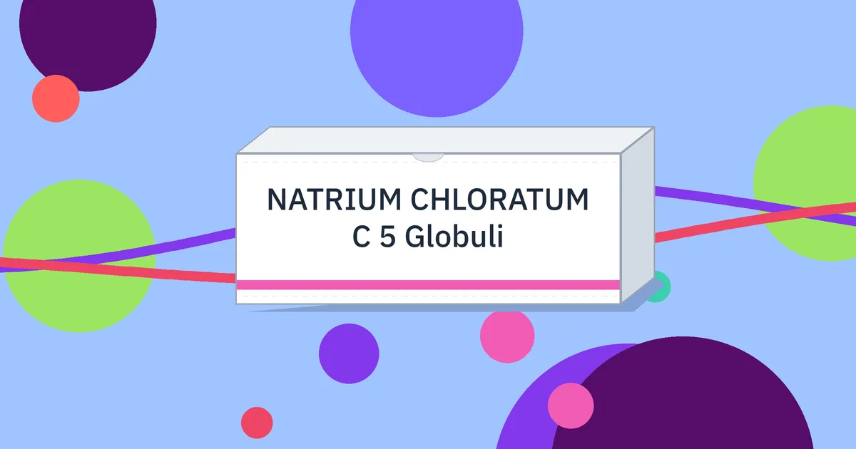 Symbolbild: Packung mit der Aufschrift NATRIUM CHLORATUM C 5 Globuli (PZN 07175145) – Verfügbarkeit und Bezug in Apotheken in Frankfurt am Main