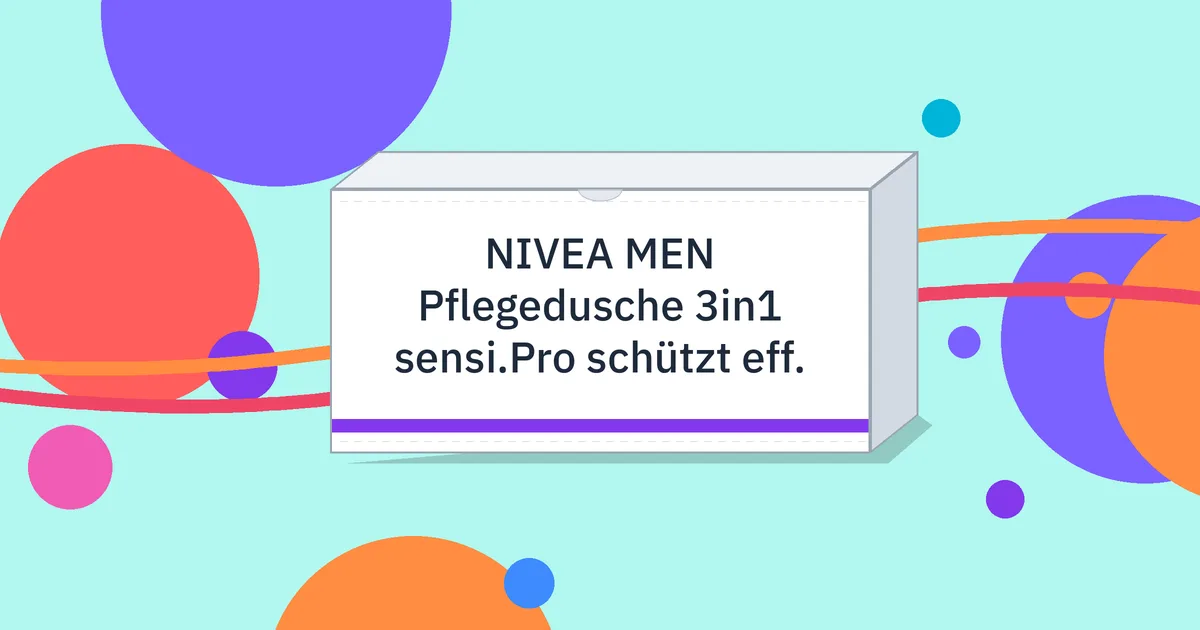 Symbolbild: Packung mit der Aufschrift NIVEA MEN Pflegedusche 3in1 sensi.Pro schützt eff. (PZN 18912397) – Verfügbarkeit und Bezug in Apotheken in Frankfurt am Main