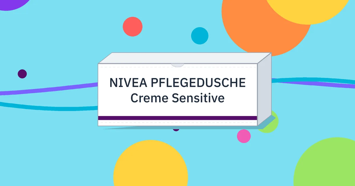 Symbolbild: Packung mit der Aufschrift NIVEA PFLEGEDUSCHE Creme Sensitive (PZN 17624242) – Verfügbarkeit und Bezug in Apotheken in Frankfurt am Main