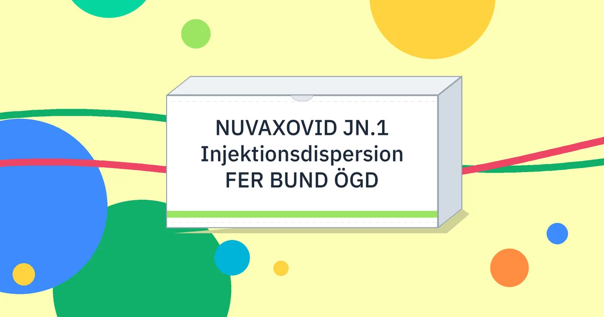 Symbolbild: Packung mit der Aufschrift NUVAXOVID JN.1 Injektionsdispersion FER BUND ÖGD (PZN 20084447) – Verfügbarkeit und Bezug in Apotheken in Frankfurt am Main