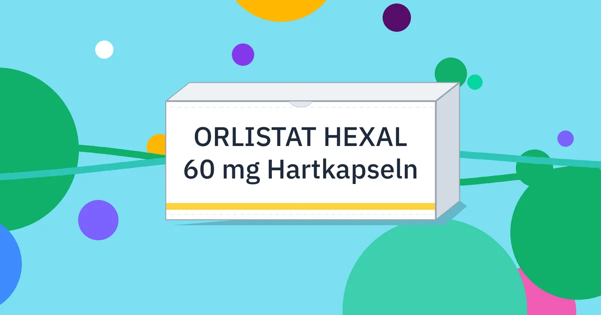 Symbolbild: Packung mit der Aufschrift ORLISTAT HEXAL 60 mg Hartkapseln (PZN 08951953) – Verfügbarkeit und Bezug in Apotheken in Frankfurt am Main