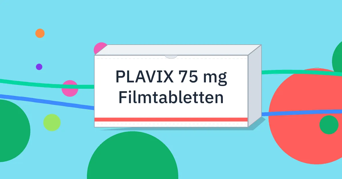 Symbolbild: Packung mit der Aufschrift PLAVIX 75 mg Filmtabletten (PZN 07770770) – Verfügbarkeit und Bezug in Apotheken in Frankfurt am Main
