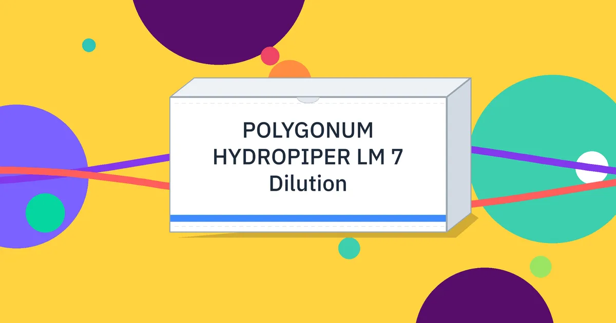 Symbolbild: Packung mit der Aufschrift POLYGONUM HYDROPIPER LM 7 Dilution (PZN 13662352) – Verfügbarkeit und Bezug in Apotheken in Frankfurt am Main