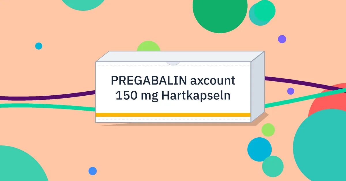 Symbolbild: Packung mit der Aufschrift PREGABALIN axcount 150 mg Hartkapseln (PZN 16360663) – Verfügbarkeit und Bezug in Apotheken in Frankfurt am Main