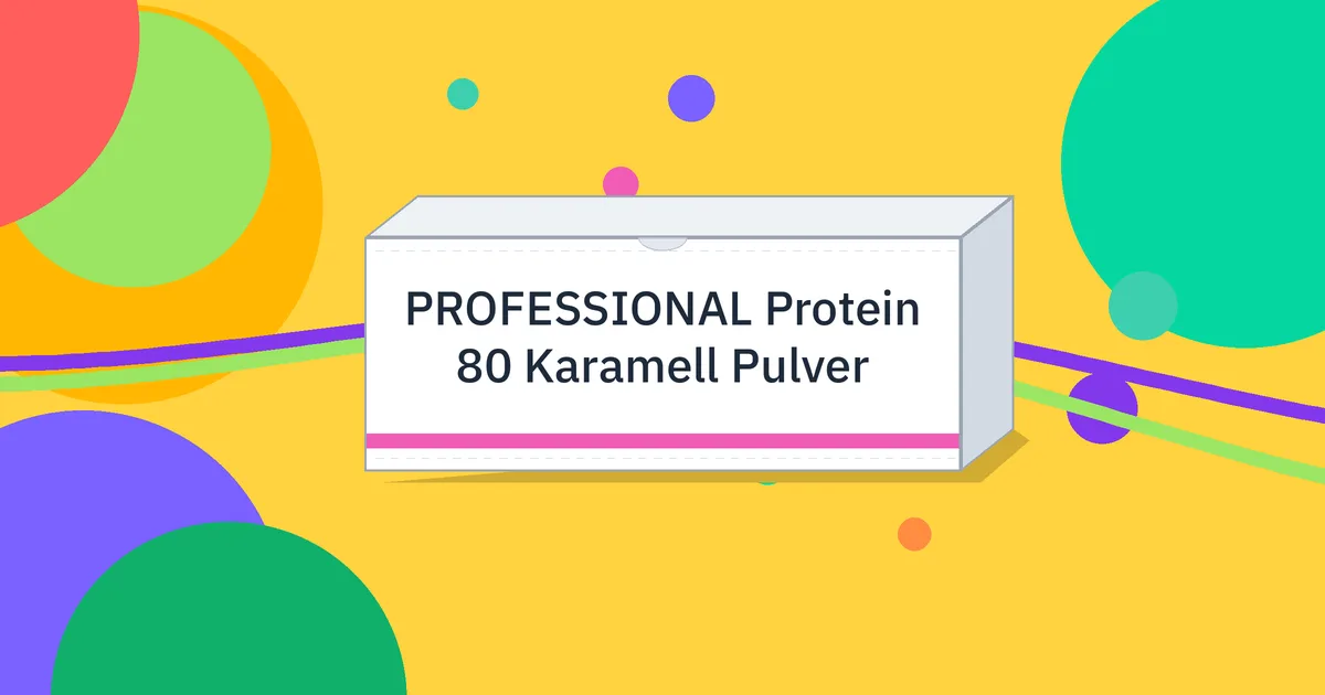 Symbolbild: Packung mit der Aufschrift PROFESSIONAL Protein 80 Karamell Pulver (PZN 07304542) – Verfügbarkeit und Bezug in Apotheken in Frankfurt am Main