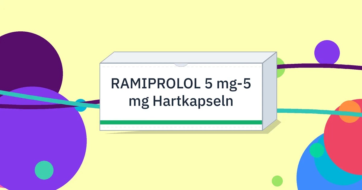 Symbolbild: Packung mit der Aufschrift RAMIPROLOL 5 mg-5 mg Hartkapseln (PZN 17992632) – Verfügbarkeit und Bezug in Apotheken in Frankfurt am Main
