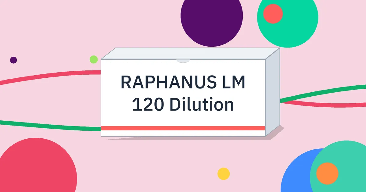 Symbolbild: Packung mit der Aufschrift RAPHANUS LM 120 Dilution (PZN 13677543) – Verfügbarkeit und Bezug in Apotheken in Frankfurt am Main