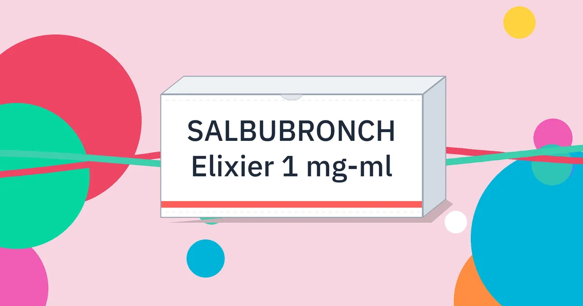 Symbolbild: Packung mit der Aufschrift SALBUBRONCH Elixier 1 mg-ml (PZN 01863200) – Verfügbarkeit und Bezug in Apotheken in Frankfurt am Main