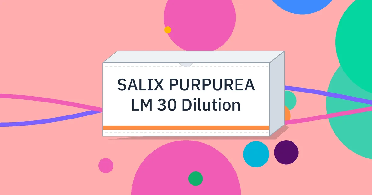 Symbolbild: Packung mit der Aufschrift SALIX PURPUREA LM 30 Dilution (PZN 13178797) – Verfügbarkeit und Bezug in Apotheken in Frankfurt am Main