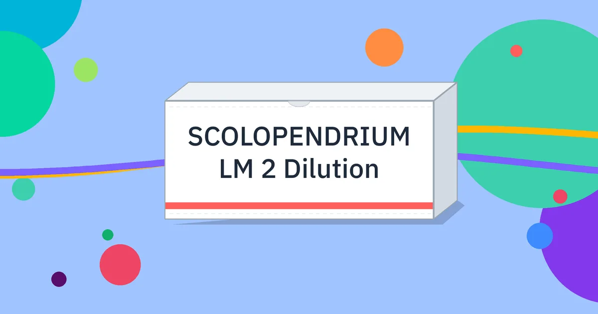 Symbolbild: Packung mit der Aufschrift SCOLOPENDRIUM LM 2 Dilution (PZN 13689931) – Verfügbarkeit und Bezug in Apotheken in Frankfurt am Main