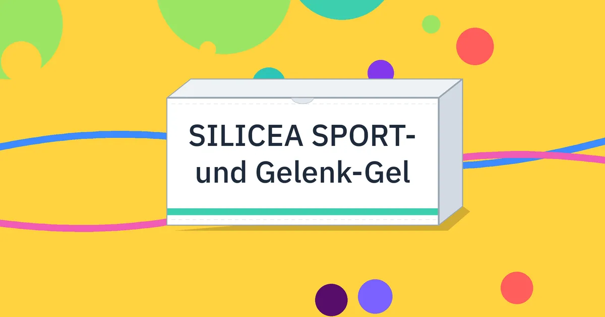 Symbolbild: Packung mit der Aufschrift SILICEA SPORT- und Gelenk-Gel (PZN 19680730) – Verfügbarkeit und Bezug in Apotheken in Frankfurt am Main
