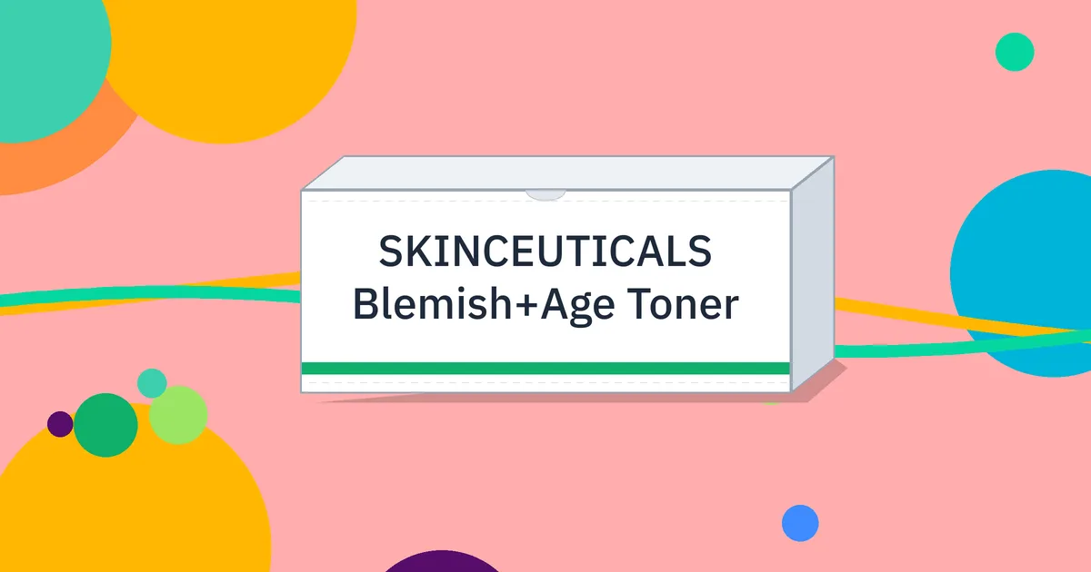 Symbolbild: Packung mit der Aufschrift SKINCEUTICALS Blemish+Age Toner (PZN 13421714) – Verfügbarkeit und Bezug in Apotheken in Frankfurt am Main