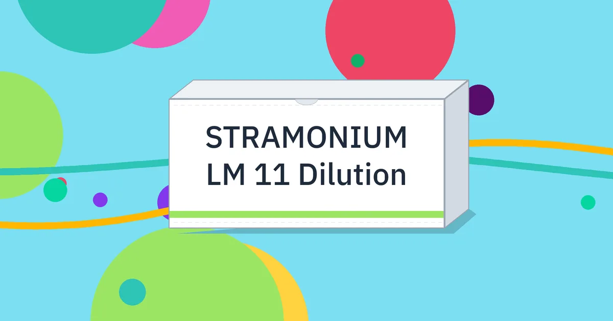 Symbolbild: Packung mit der Aufschrift STRAMONIUM LM 11 Dilution (PZN 13201817) – Verfügbarkeit und Bezug in Apotheken in Frankfurt am Main