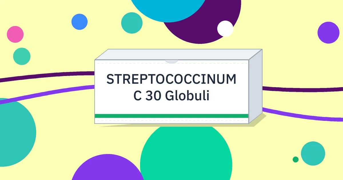 Symbolbild: Packung mit der Aufschrift STREPTOCOCCINUM C 30 Globuli (PZN 07181217) – Verfügbarkeit und Bezug in Apotheken in Frankfurt am Main