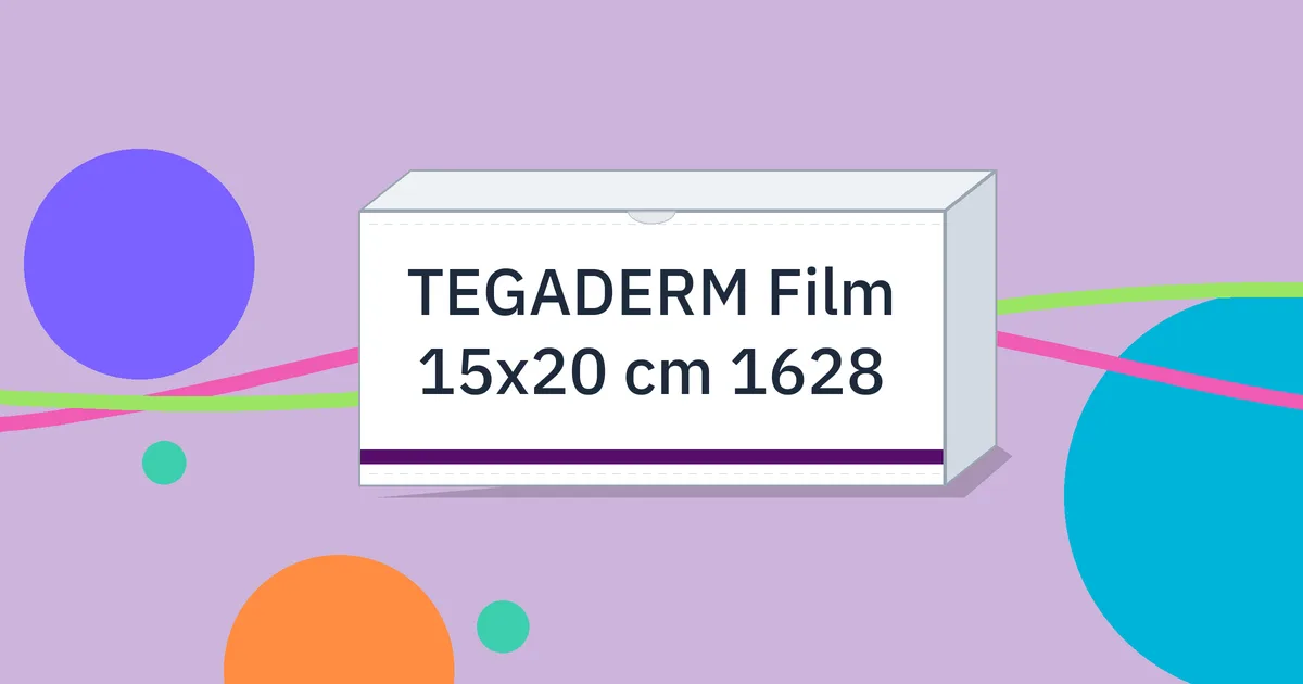 Symbolbild: Packung mit der Aufschrift TEGADERM Film 15x20 cm 1628 (PZN 13912441) – Verfügbarkeit und Bezug in Apotheken in Frankfurt am Main