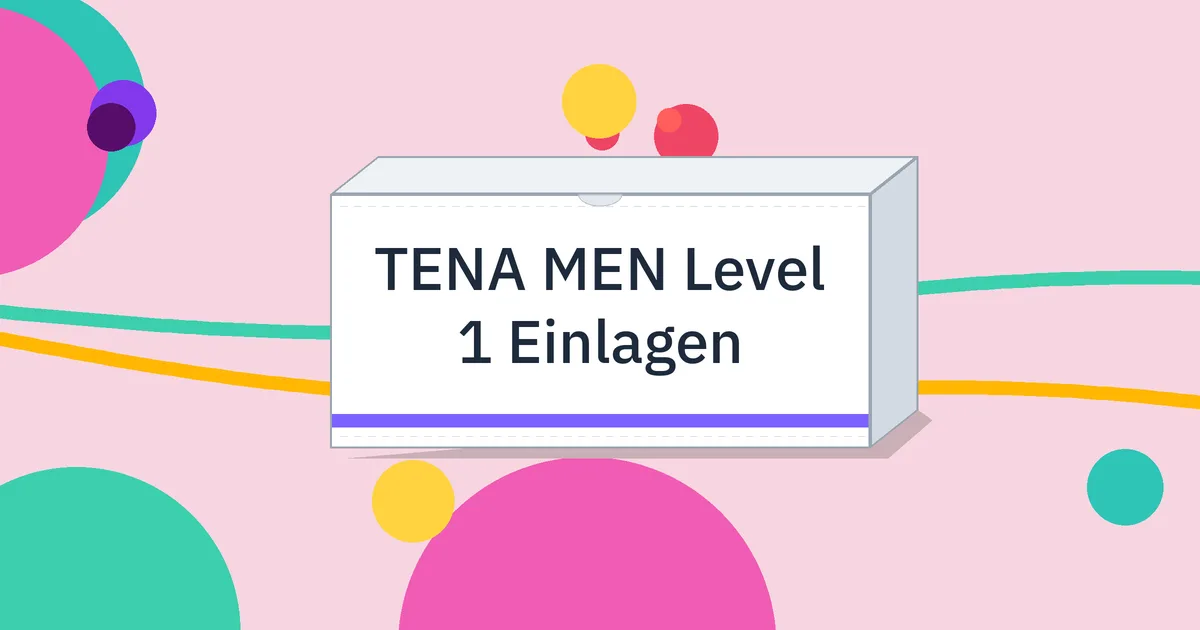 Symbolbild: Packung mit der Aufschrift TENA MEN Level 1 Einlagen (PZN 10004861) – Verfügbarkeit und Bezug in Apotheken in Frankfurt am Main