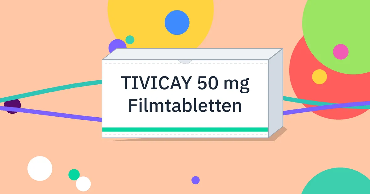 Symbolbild: Packung mit der Aufschrift TIVICAY 50 mg Filmtabletten (PZN 11093217) – Verfügbarkeit und Bezug in Apotheken in Frankfurt am Main