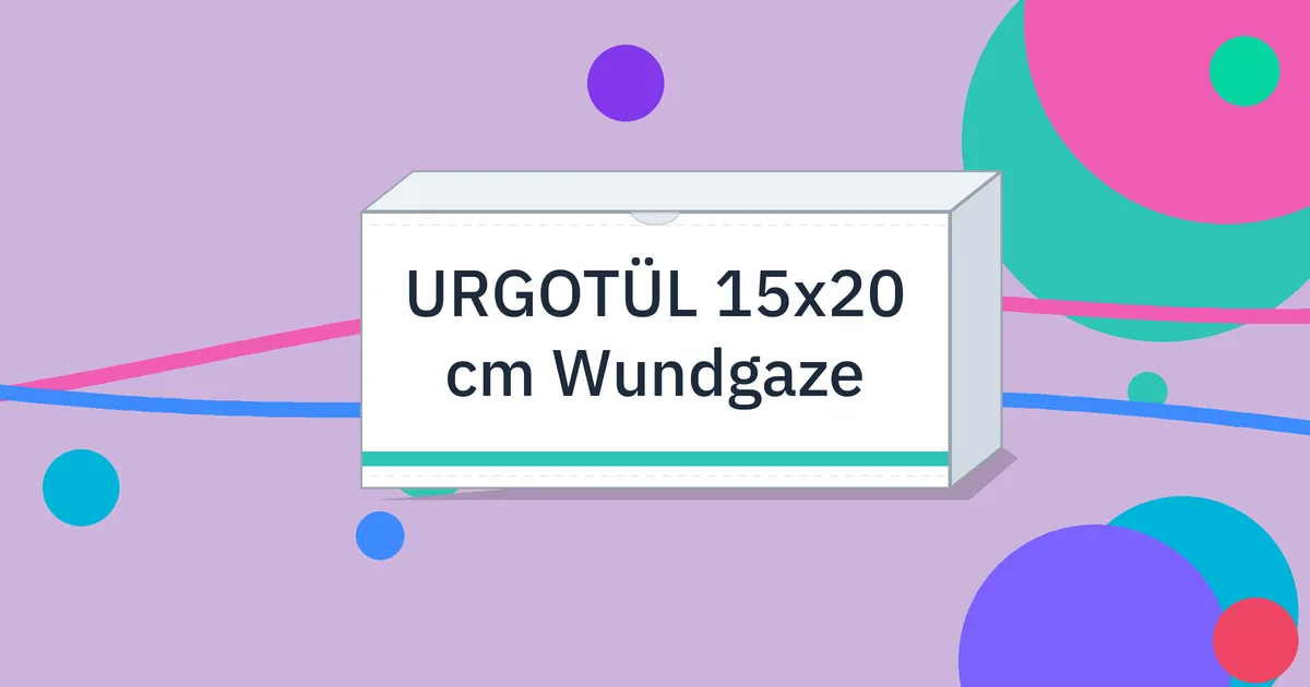 Symbolbild: Packung mit der Aufschrift URGOTÜL 15x20 cm Wundgaze (PZN 20608028) – Verfügbarkeit und Bezug in Apotheken in Frankfurt am Main