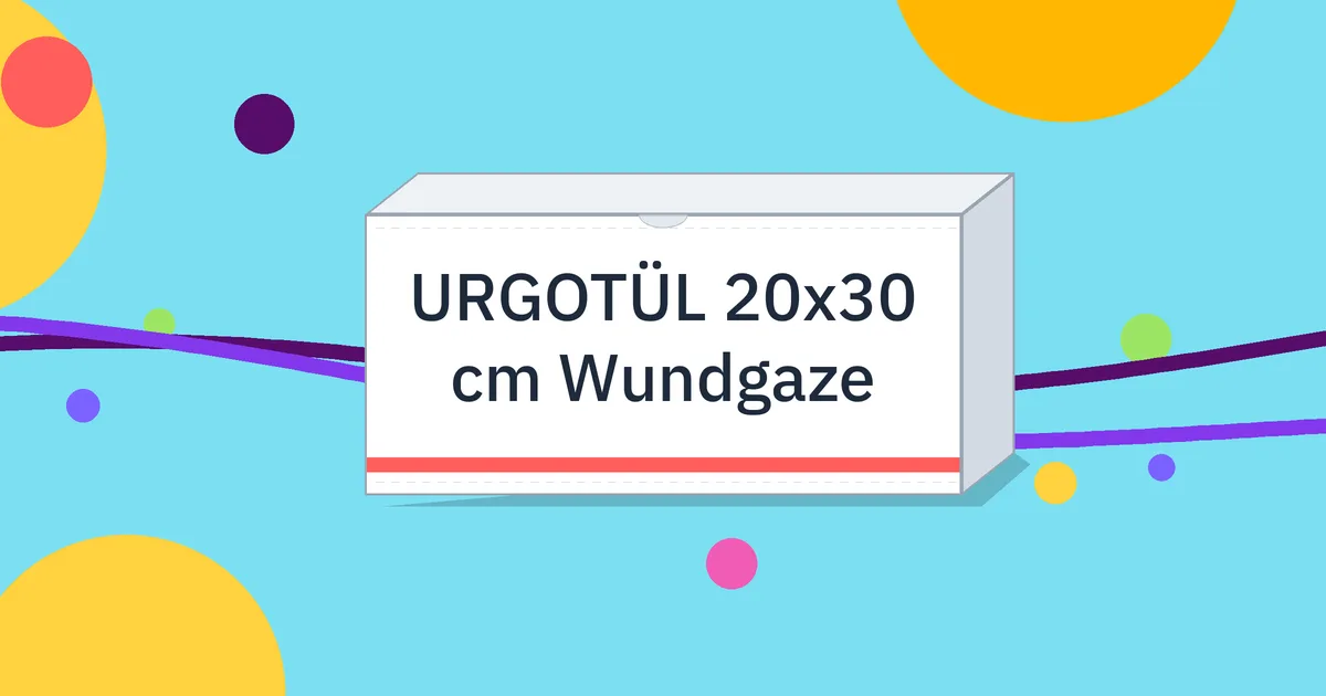 Symbolbild: Packung mit der Aufschrift URGOTÜL 20x30 cm Wundgaze (PZN 19777814) – Verfügbarkeit und Bezug in Apotheken in Frankfurt am Main