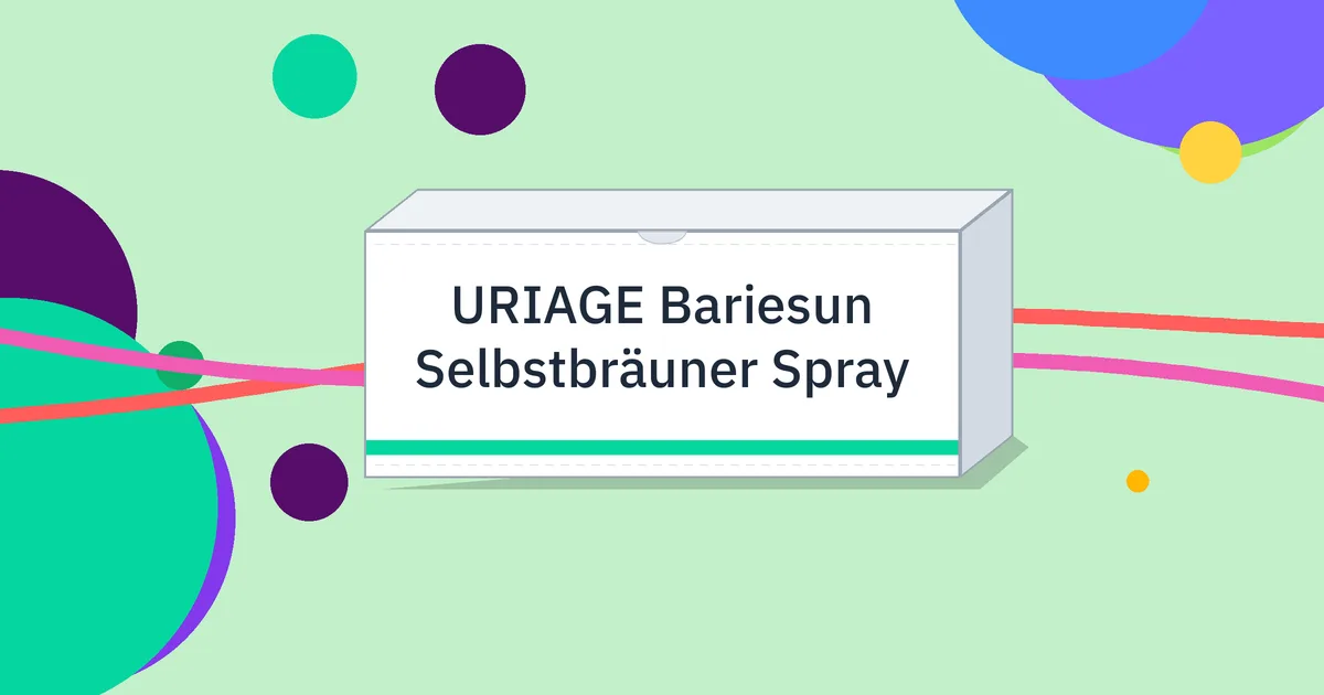 Symbolbild: Packung mit der Aufschrift URIAGE Bariesun Selbstbräuner Spray (PZN 17182749) – Verfügbarkeit und Bezug in Apotheken in Frankfurt am Main