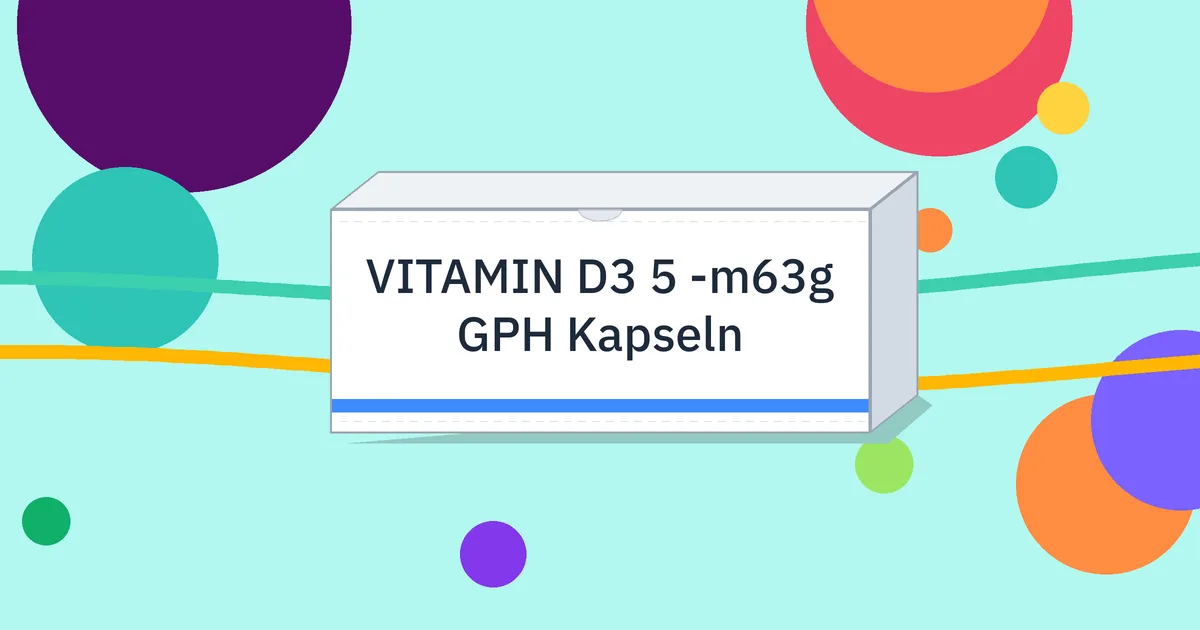 Symbolbild: Packung mit der Aufschrift VITAMIN D3 5 -m63g GPH Kapseln (PZN 06923094) – Verfügbarkeit und Bezug in Apotheken in Frankfurt am Main