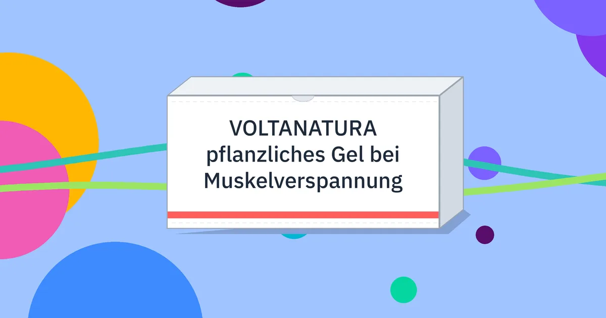 Symbolbild: Packung mit der Aufschrift VOLTANATURA pflanzliches Gel bei Muskelverspannung (PZN 17231850) – Verfügbarkeit und Bezug in Apotheken in Frankfurt am Main