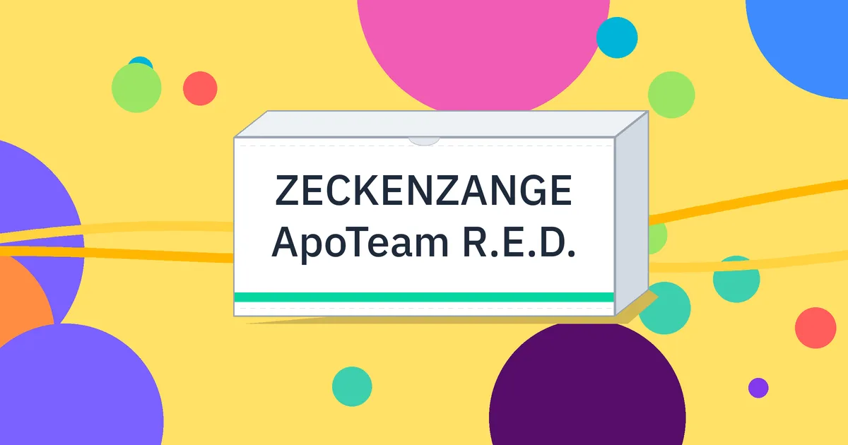 Symbolbild: Packung mit der Aufschrift ZECKENZANGE ApoTeam R.E.D. (PZN 12361950) – Verfügbarkeit und Bezug in Apotheken in Frankfurt am Main