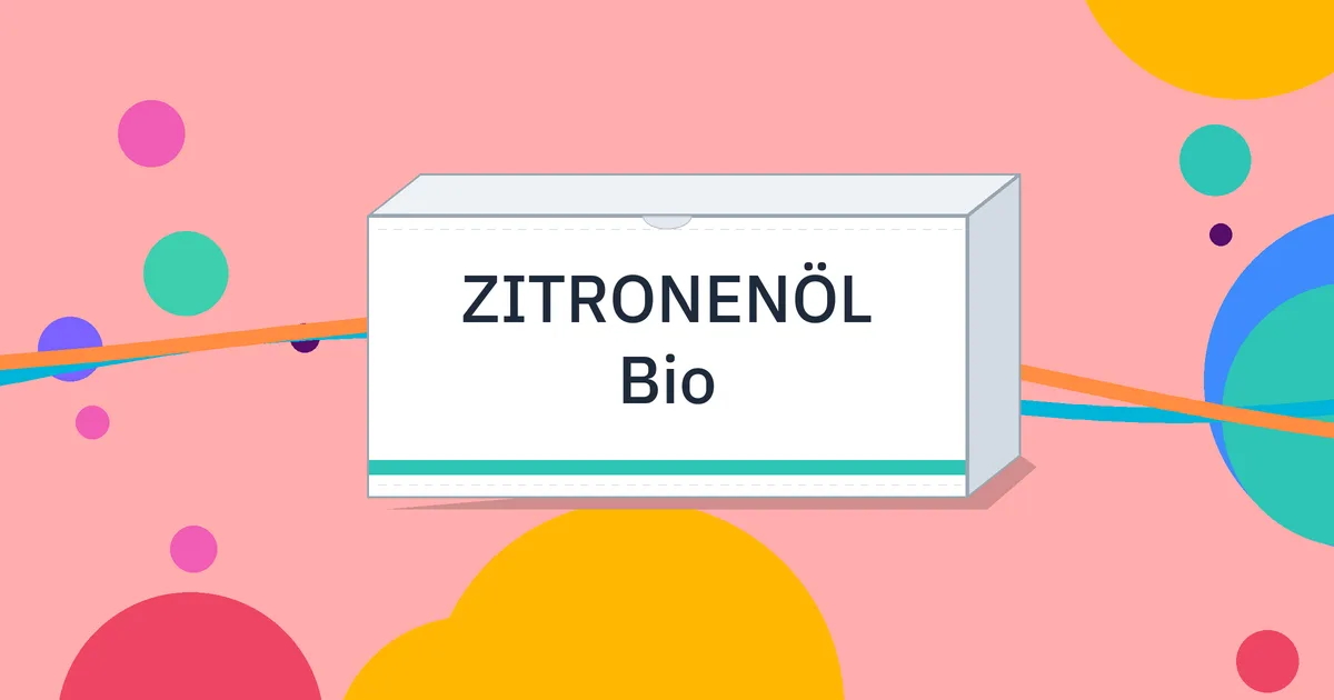 Symbolbild: Packung mit der Aufschrift ZITRONENÖL Bio (PZN 00826958) – Verfügbarkeit und Bezug in Apotheken in Frankfurt am Main
