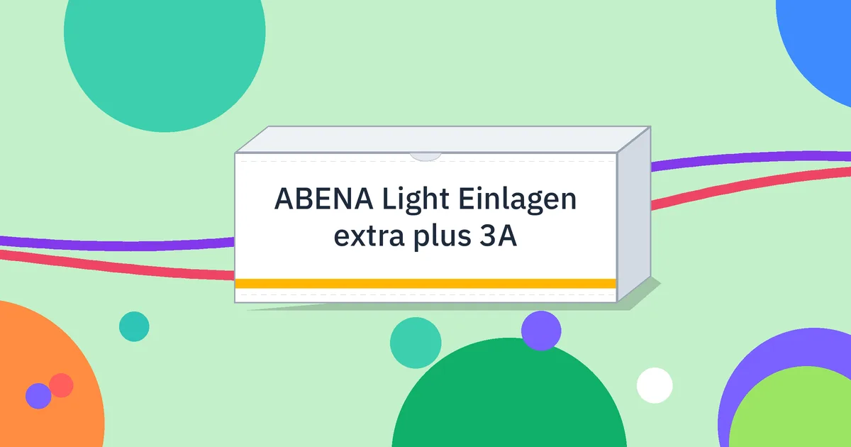 Symbolbild: Packung mit der Aufschrift ABENA Light Einlagen extra plus 3A (PZN 13702525) – Verfügbarkeit und Bezug in Apotheken in Frankfurt am Main