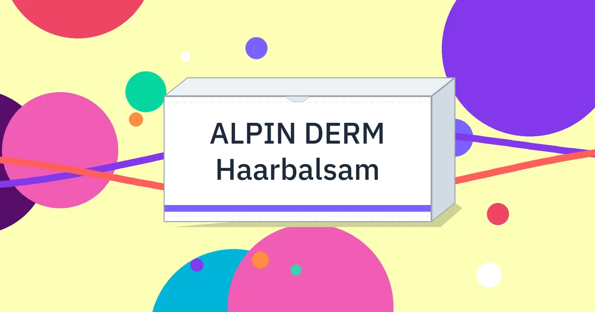 Symbolbild: Packung mit der Aufschrift ALPIN DERM Haarbalsam (PZN 19981414) – Verfügbarkeit und Bezug in Apotheken in Frankfurt am Main
