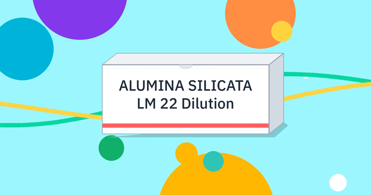 Symbolbild: Packung mit der Aufschrift ALUMINA SILICATA LM 22 Dilution (PZN 12759032) – Verfügbarkeit und Bezug in Apotheken in Frankfurt am Main