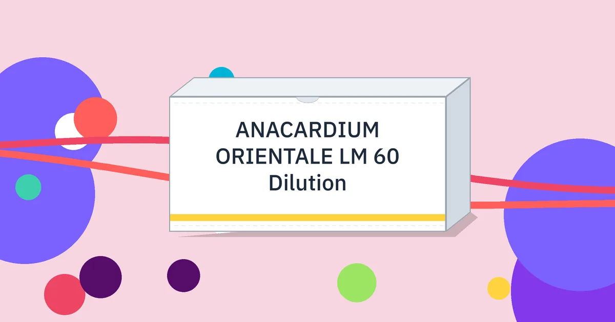 Symbolbild: Packung mit der Aufschrift ANACARDIUM ORIENTALE LM 60 Dilution (PZN 12762198) – Verfügbarkeit und Bezug in Apotheken in Frankfurt am Main