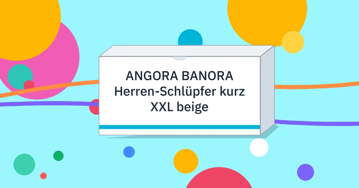 Symbolbild: Packung mit der Aufschrift ANGORA BANORA Herren-Schlüpfer kurz XXL beige (PZN 01540721) – Verfügbarkeit und Bezug in Apotheken in Frankfurt am Main