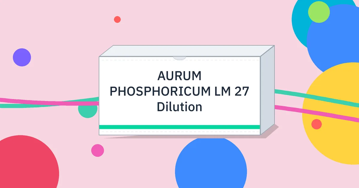 Symbolbild: Packung mit der Aufschrift AURUM PHOSPHORICUM LM 27 Dilution (PZN 13755088) – Verfügbarkeit und Bezug in Apotheken in Frankfurt am Main