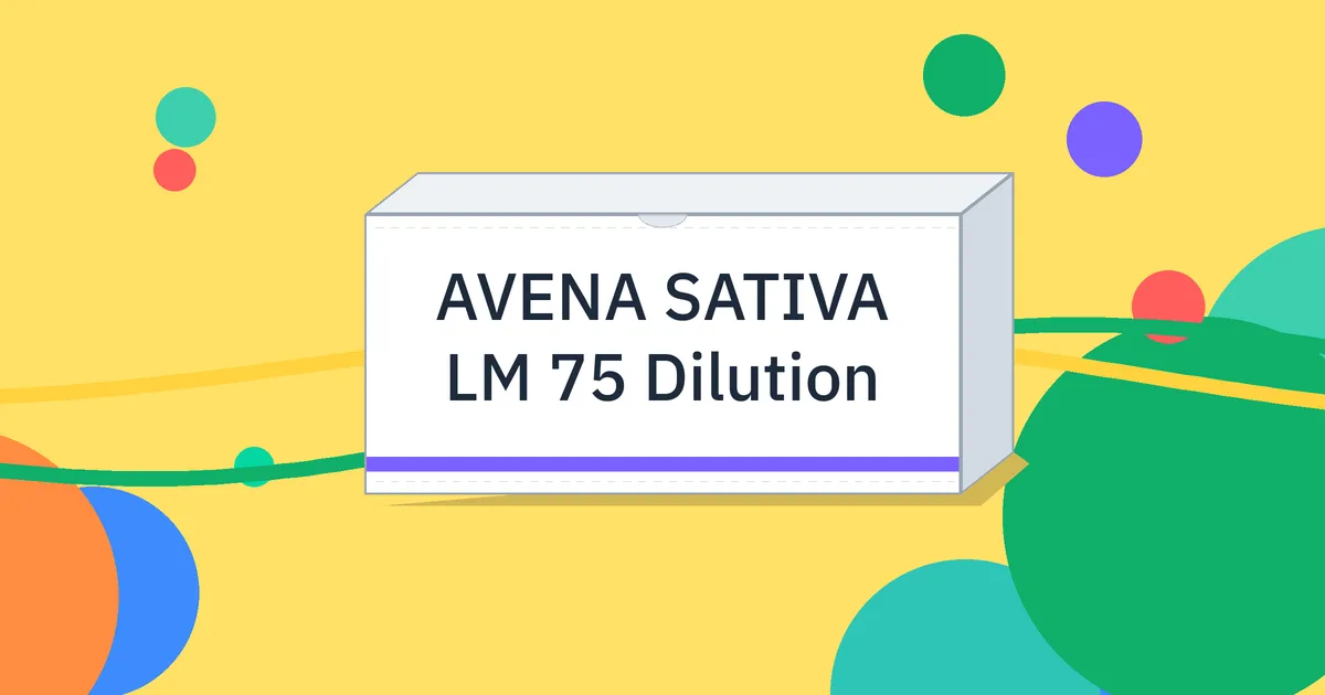 Symbolbild: Packung mit der Aufschrift AVENA SATIVA LM 75 Dilution (PZN 12787028) – Verfügbarkeit und Bezug in Apotheken in Frankfurt am Main