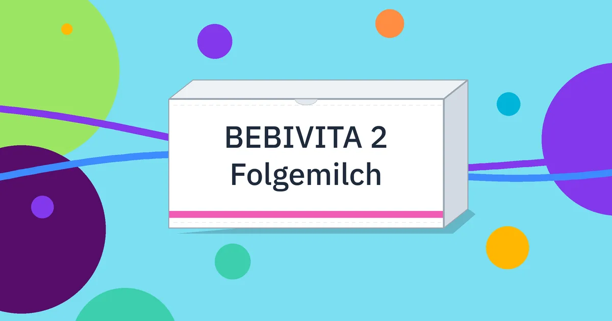Symbolbild: Packung mit der Aufschrift BEBIVITA 2 Folgemilch (PZN 10754510) – Verfügbarkeit und Bezug in Apotheken in Frankfurt am Main