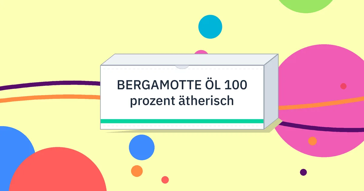 Symbolbild: Packung mit der Aufschrift BERGAMOTTE ÖL 100 prozent ätherisch (PZN 07205277) – Verfügbarkeit und Bezug in Apotheken in Frankfurt am Main