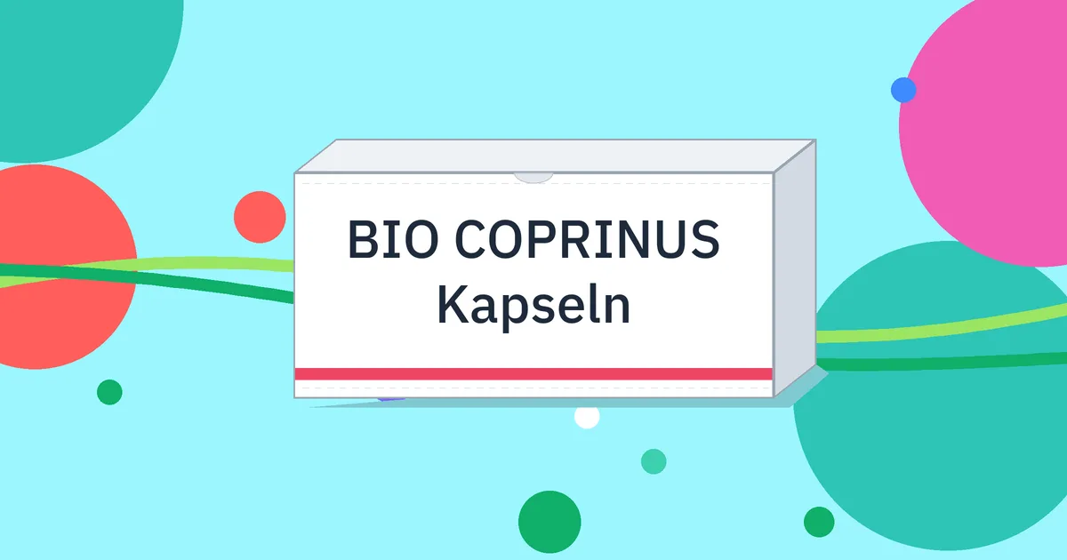 Symbolbild: Packung mit der Aufschrift BIO COPRINUS Kapseln (PZN 10789796) – Verfügbarkeit und Bezug in Apotheken in Frankfurt am Main