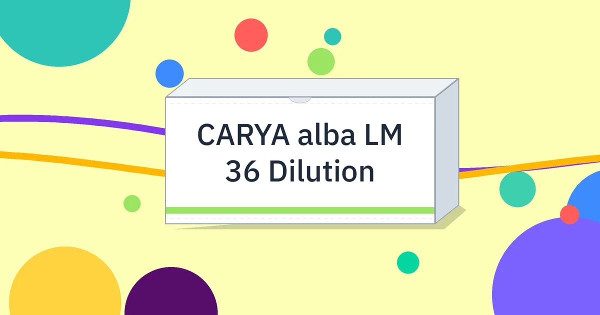Symbolbild: Packung mit der Aufschrift CARYA alba LM 36 Dilution (PZN 13431701) – Verfügbarkeit und Bezug in Apotheken in Frankfurt am Main