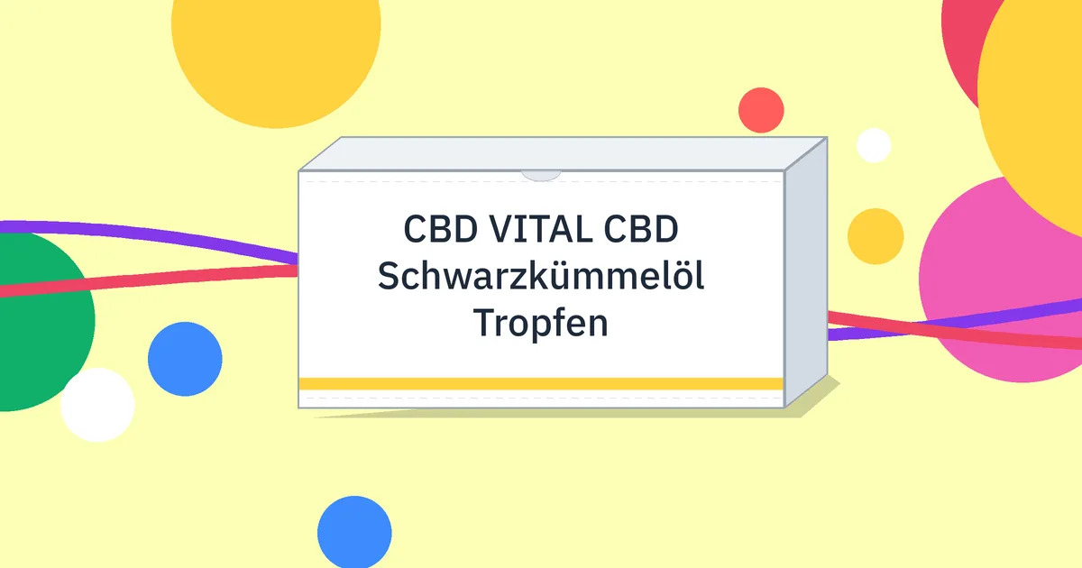 Symbolbild: Packung mit der Aufschrift CBD VITAL CBD Schwarzkümmelöl Tropfen (PZN 17978081) – Verfügbarkeit und Bezug in Apotheken in Frankfurt am Main