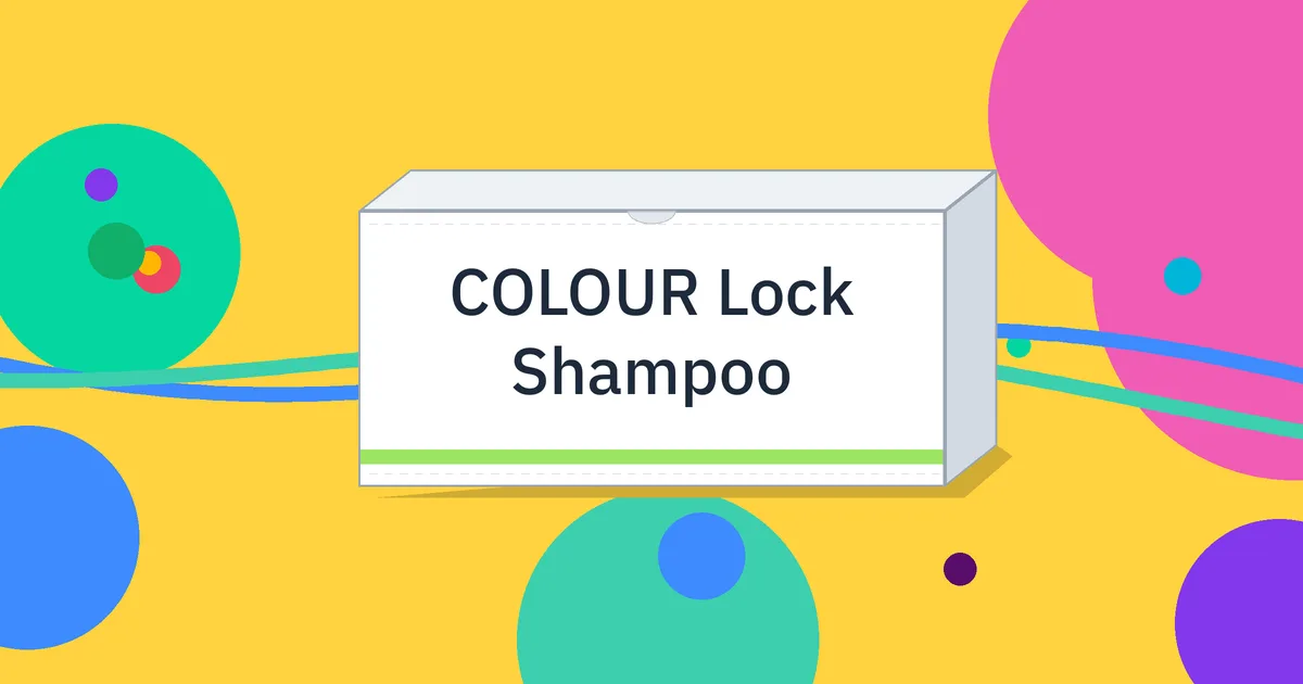 Symbolbild: Packung mit der Aufschrift COLOUR Lock Shampoo (PZN 18108235) – Verfügbarkeit und Bezug in Apotheken in Frankfurt am Main