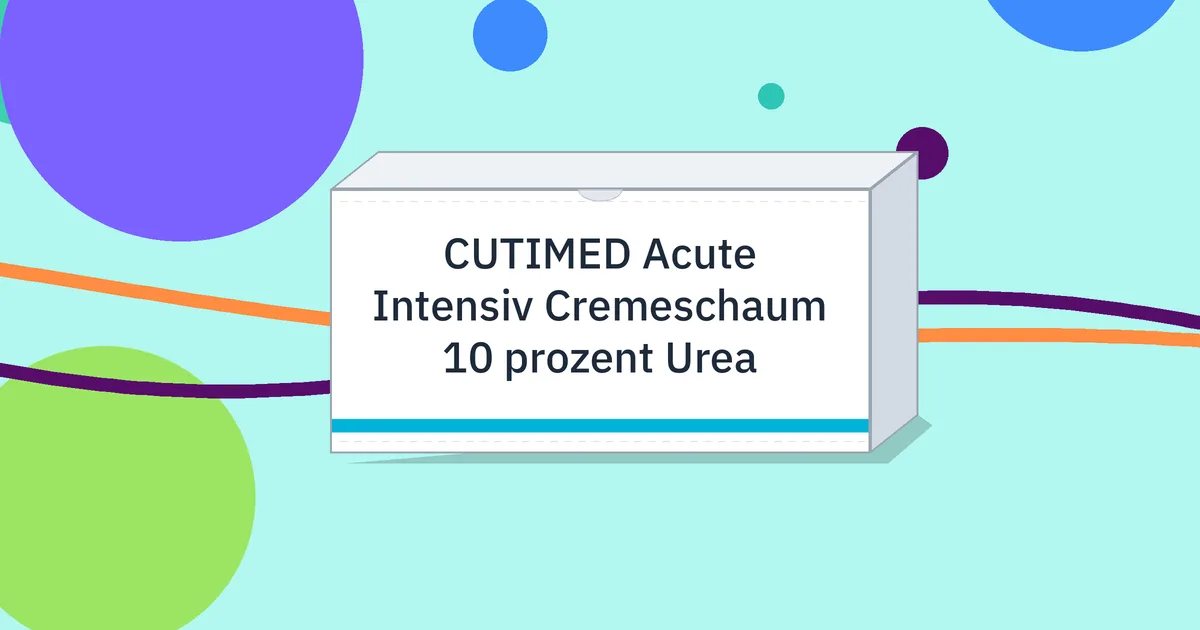 Symbolbild: Packung mit der Aufschrift CUTIMED Acute Intensiv Cremeschaum 10 prozent Urea (PZN 15316507) – Verfügbarkeit und Bezug in Apotheken in Frankfurt am Main