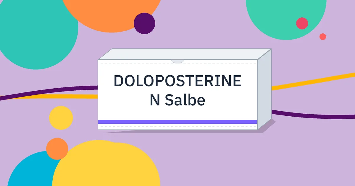 Symbolbild: Packung mit der Aufschrift DOLOPOSTERINE N Salbe (PZN 04800938) – Verfügbarkeit und Bezug in Apotheken in Frankfurt am Main