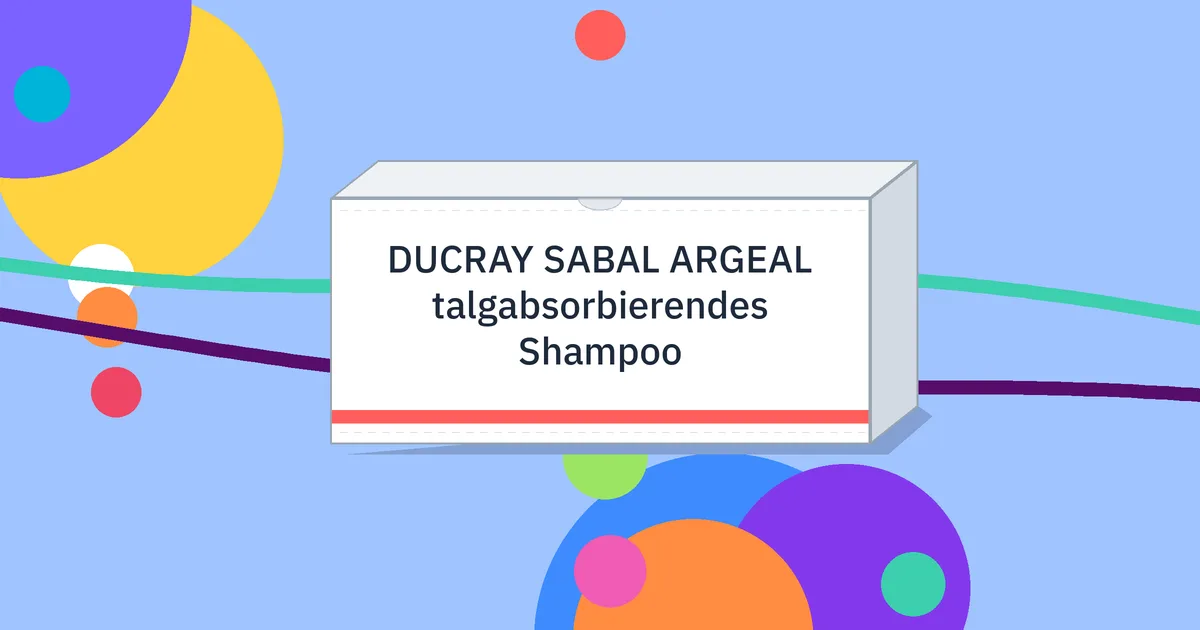Symbolbild: Packung mit der Aufschrift DUCRAY SABAL ARGEAL talgabsorbierendes Shampoo (PZN 19180513) – Verfügbarkeit und Bezug in Apotheken in Frankfurt am Main