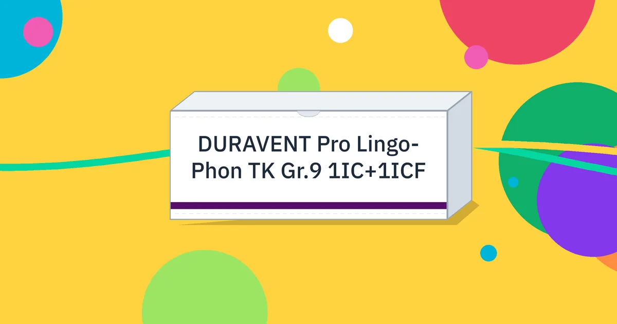 Symbolbild: Packung mit der Aufschrift DURAVENT Pro Lingo-Phon TK Gr.9 1IC+1ICF (PZN 19246235) – Verfügbarkeit und Bezug in Apotheken in Frankfurt am Main