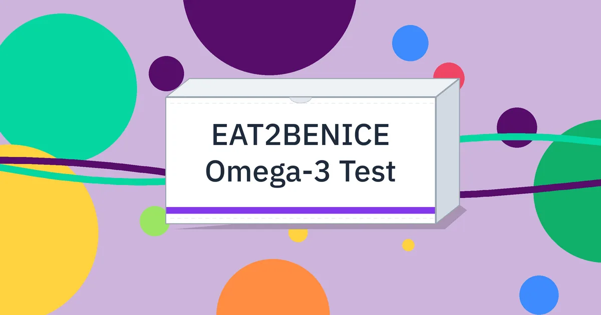 Symbolbild: Packung mit der Aufschrift EAT2BENICE Omega-3 Test (PZN 18035424) – Verfügbarkeit und Bezug in Apotheken in Frankfurt am Main