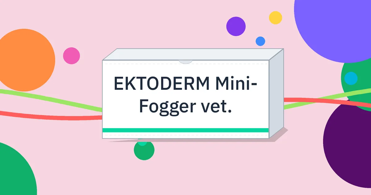 Symbolbild: Packung mit der Aufschrift EKTODERM Mini-Fogger vet. (PZN 10174296) – Verfügbarkeit und Bezug in Apotheken in Frankfurt am Main